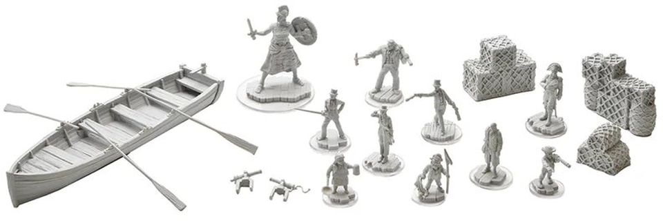 Wizkids Deep Cuts Miniatures: Ship's Crew Boxed Set | Black Book Éditions