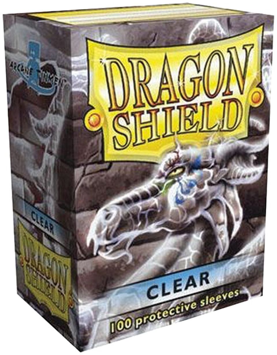 Protège-cartes : Dragon Shield Clear (63x88) | Black Book Éditions