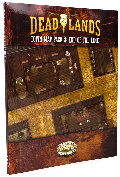 Deadlands Weird West: Town Map Pack 3 - End of the line | Black Book ...