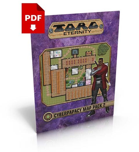 Torg Eternity - Cyberpapauté Map Pack 2 (PDF) | Black Book Éditions