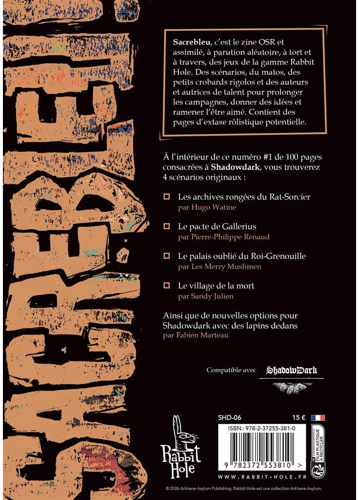 Shadowdark - Sacrebleu 1 | Black Book Éditions