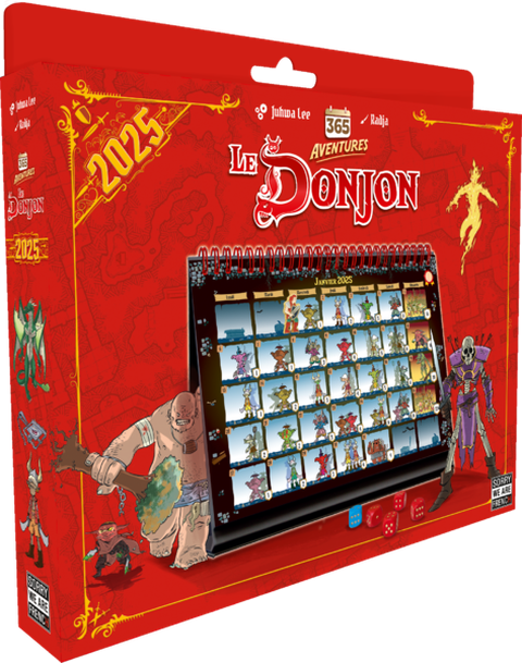 365 Aventures - Calendrier Le Donjon | Black Book Éditions